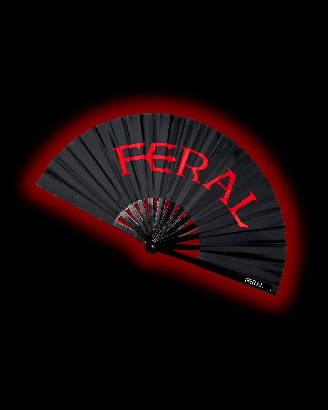 Feral Crimson Festival Fan | Premium Rave Cooling Accessory – FERAL ...