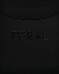 FERAL NO SLEEP TOP - Premium Black Oversized Tee | Feral – FERAL CLOTHING