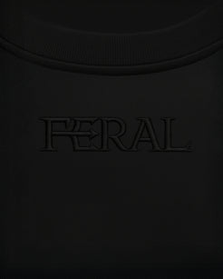 FERAL NO SLEEP TOP - Premium Black Oversized Tee | Feral – FERAL CLOTHING