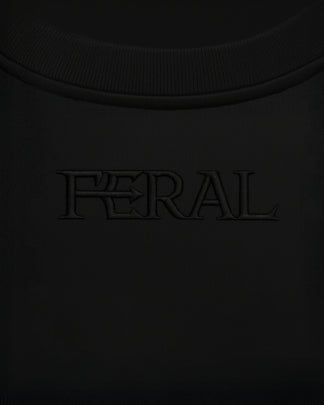 FERAL NO SLEEP TOP - Premium Black Oversized Tee | Feral – FERAL CLOTHING